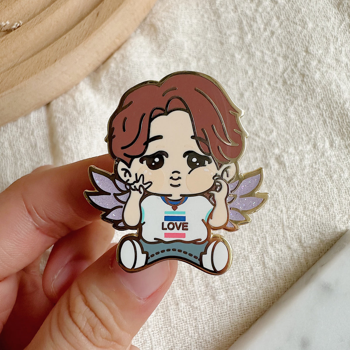 EQUAL LOVE JIMIN Enamel Pin – That Good Feeling